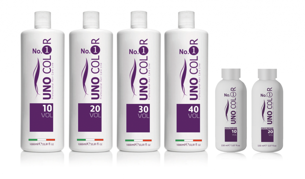 COLORING CREAM AND OXIDIZERS – UNOCOLOR